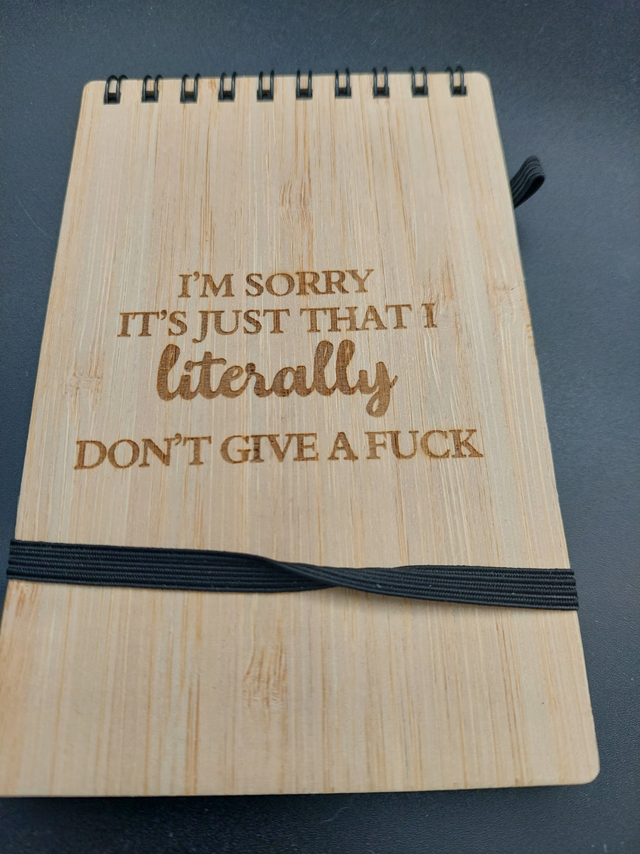 Custom Bamboo Notepad – NZ Chop Chop